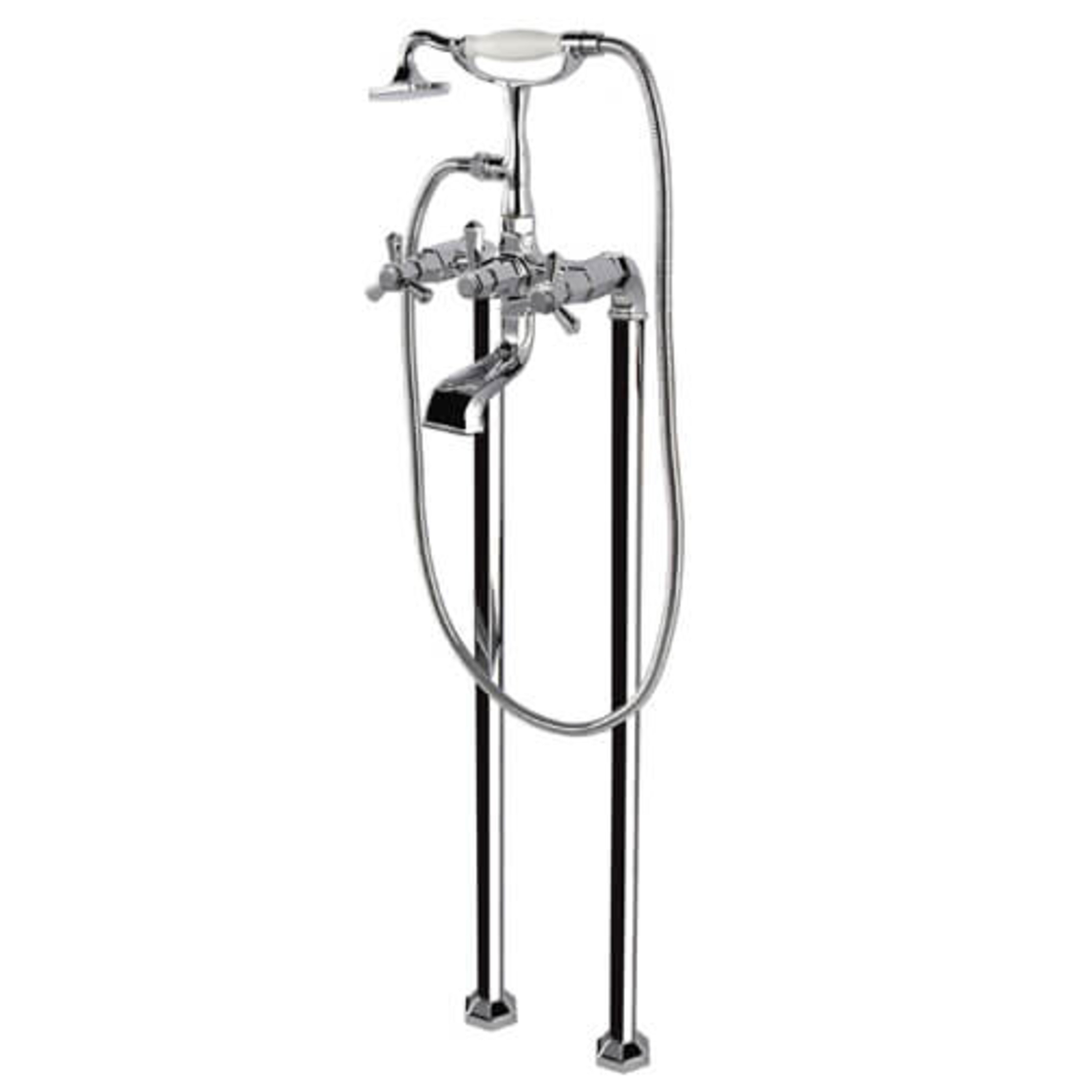 RAK Washington Freestanding Bath Shower Mixer Chrome RAKWTN3014 ...