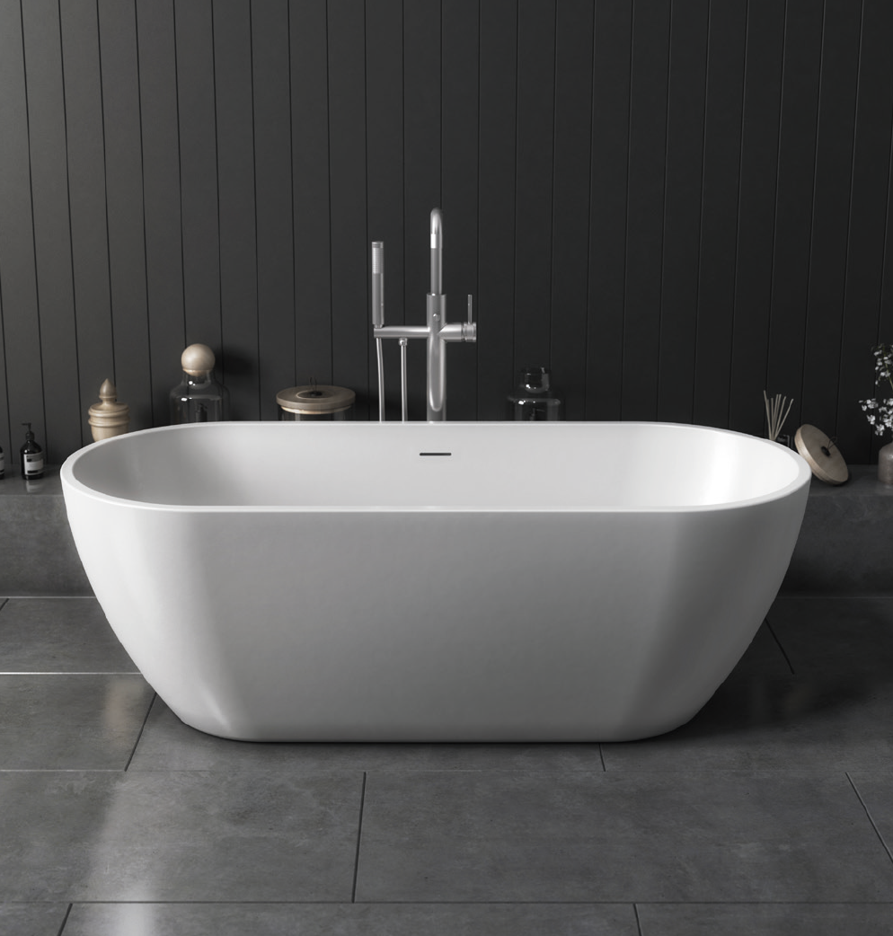 Scudo Form Acrylic White Freestanding Bath – bathlux.co.uk